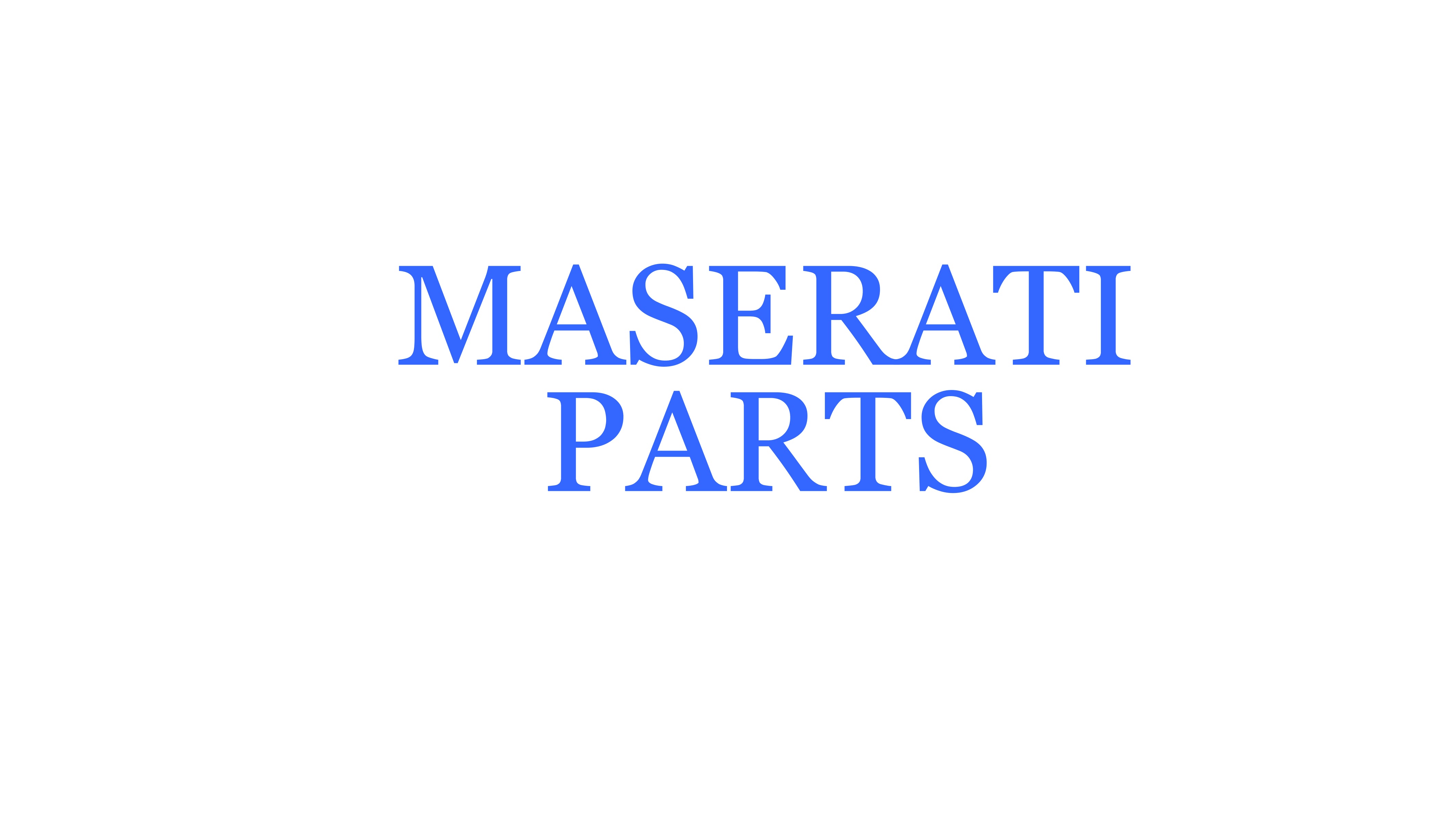 Maserati Parts – ECU Maverick