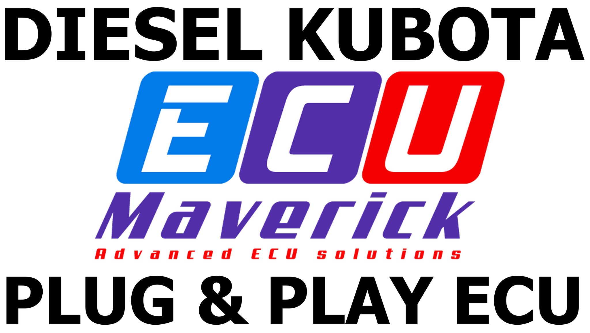 Remanufactured Kubota Diesel ECU ECM PCM Engine Control Module Program ...